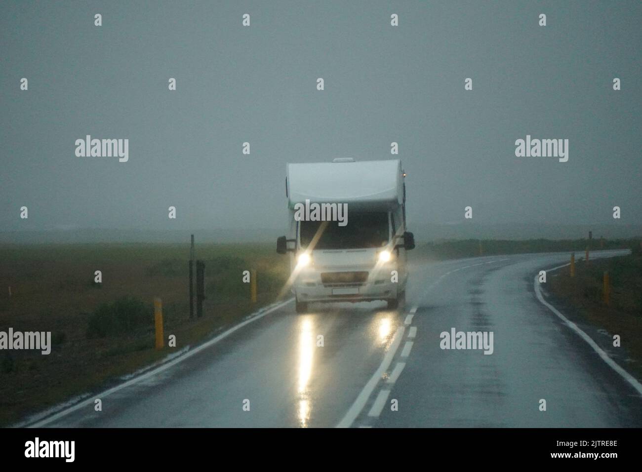 Camper van mobile home front hi-res stock photography and images - Alamy