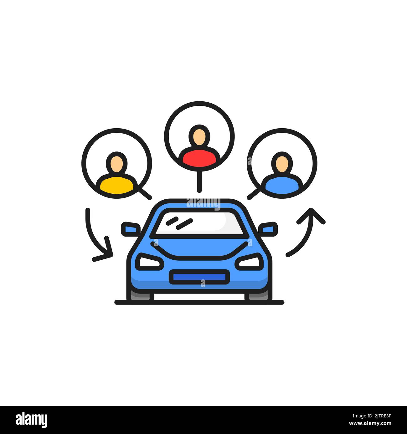 Multiple drivers Stock Vector Images - Alamy