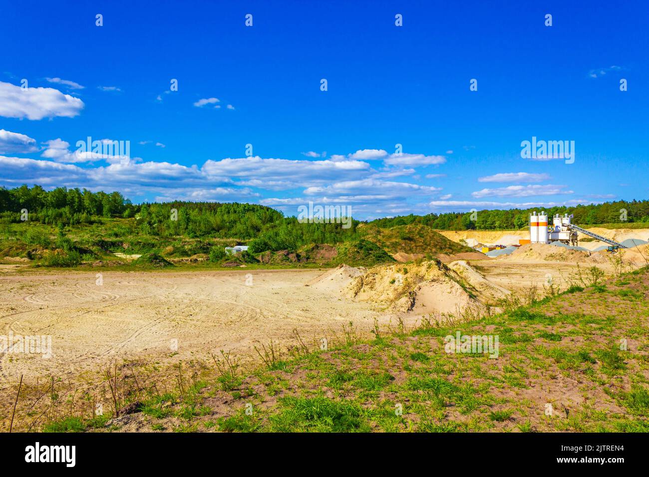 Excavated sand mountains hi-res stock photography and images - Alamy