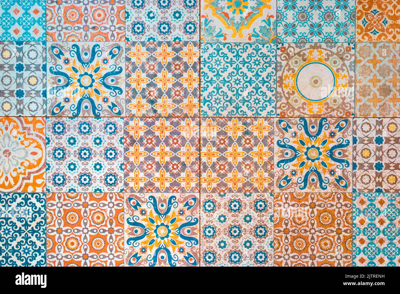 Vintage floor tiles pattern asian hi-res stock photography and images ...