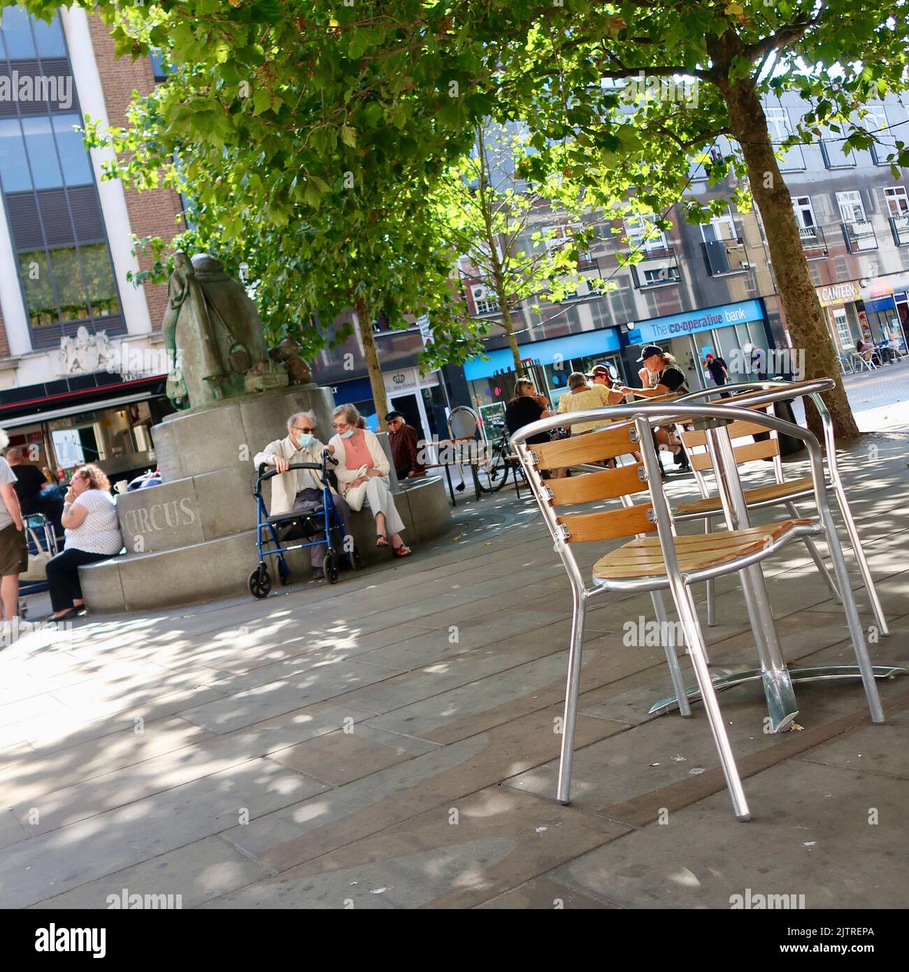 Ipswich, Suffolk, UK - 1 September 2022: Bright sunny morning in the ...