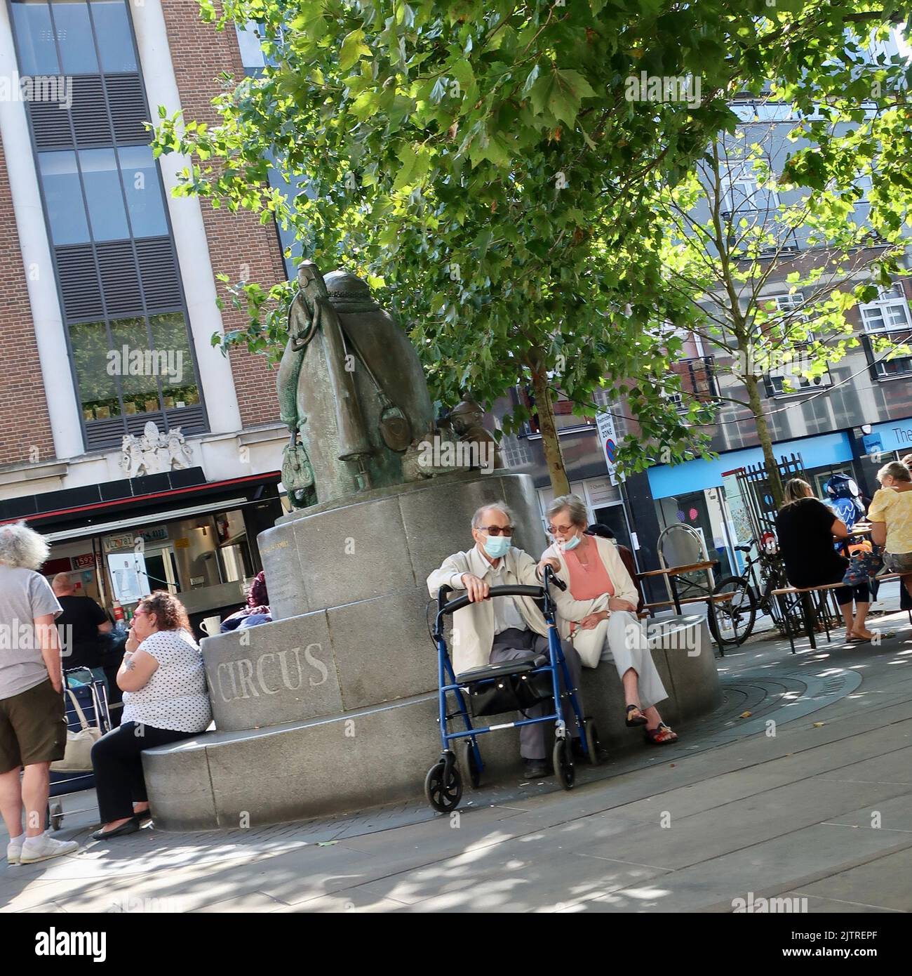 Ipswich, Suffolk, UK - 1 September 2022: Bright sunny morning in the ...