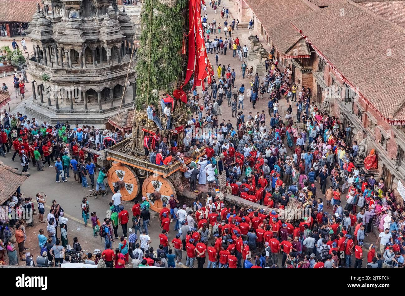 Rato Machindranath Jatra Chariot Festival in Lalitpur, Nepal Stock ...