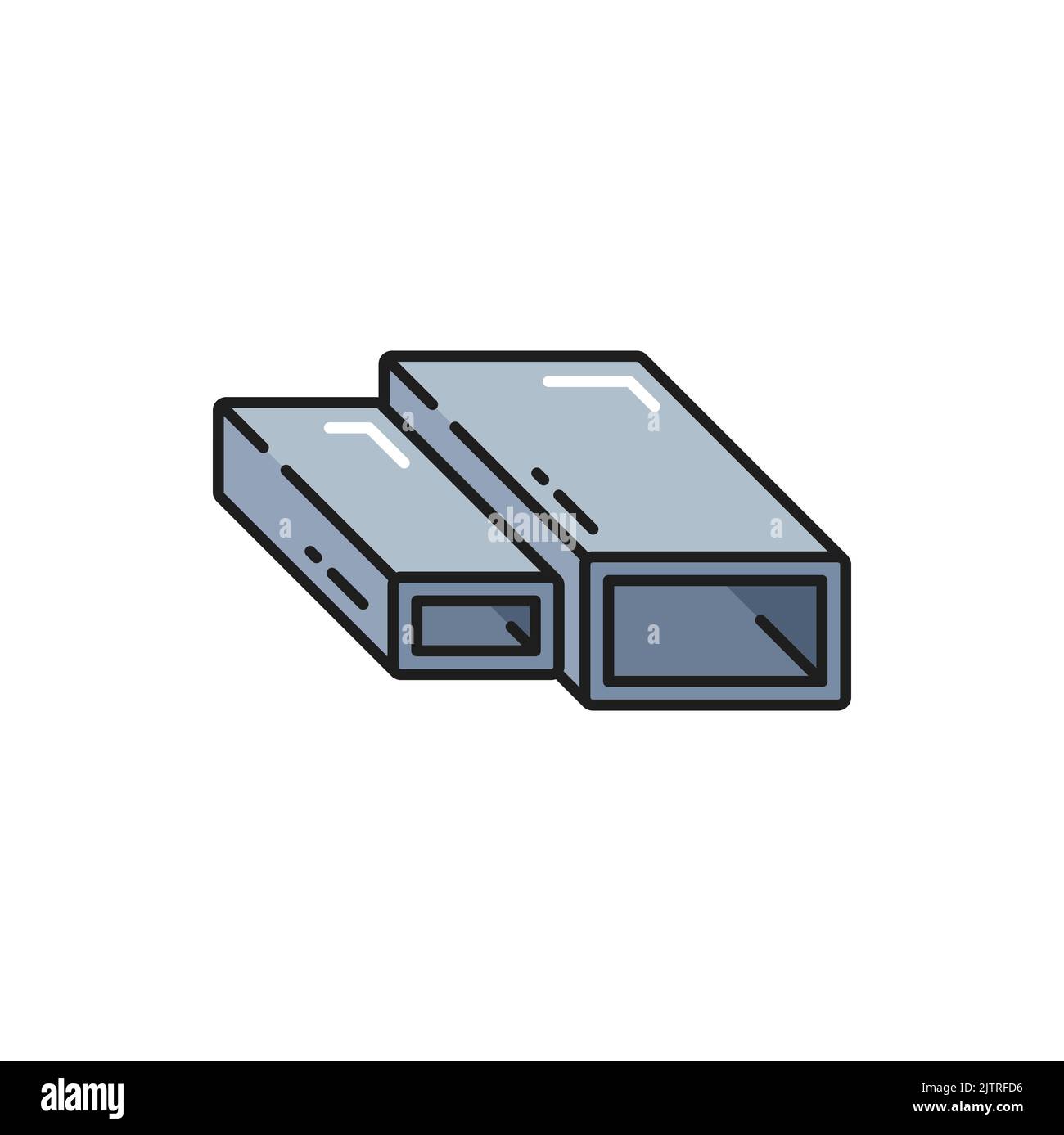 Rail profile, rolled metal. Aluminium rail rolled metal product. Steel ...