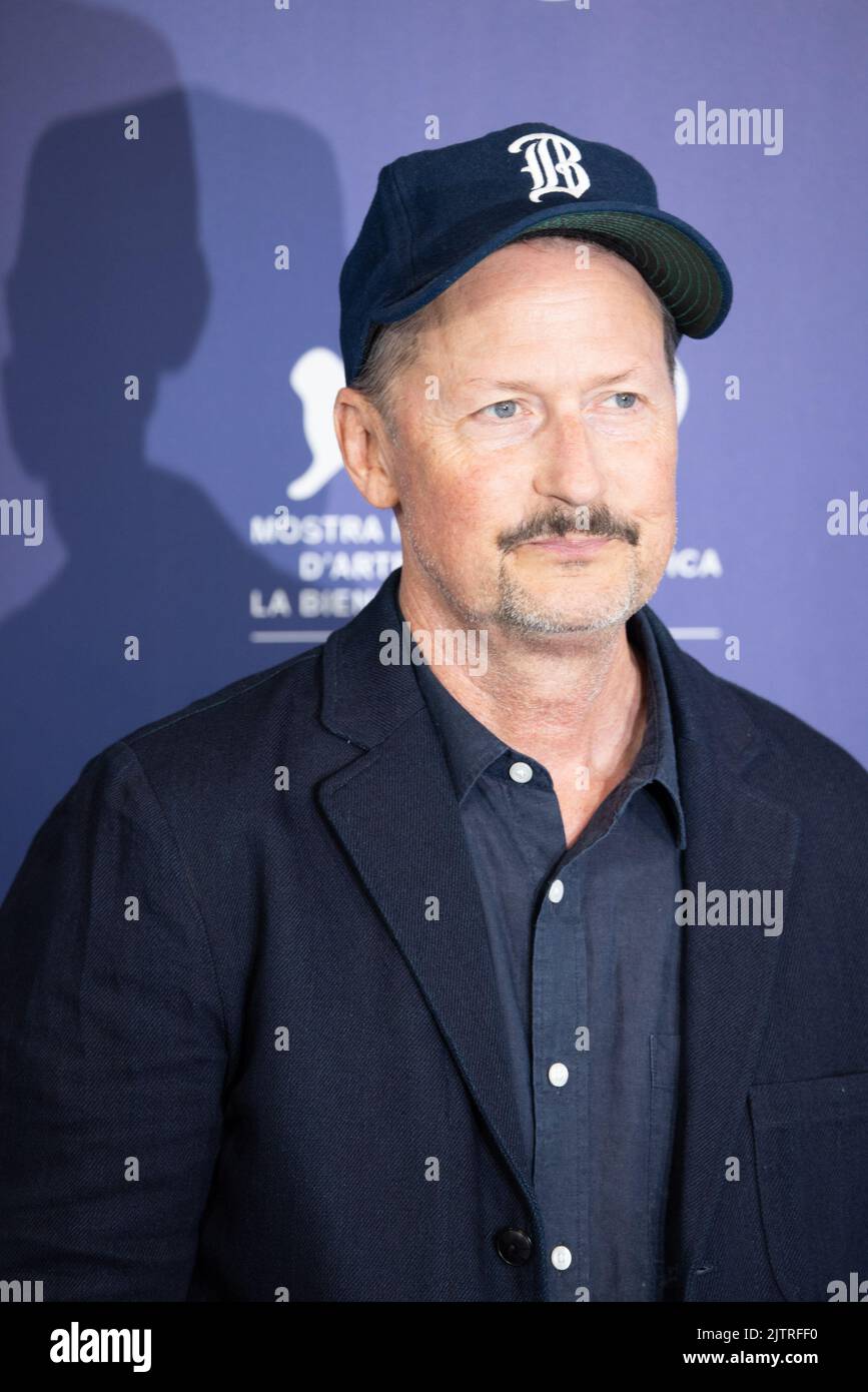 Director Todd Field attends the photocall for "Tar" at the 79th Venice ...