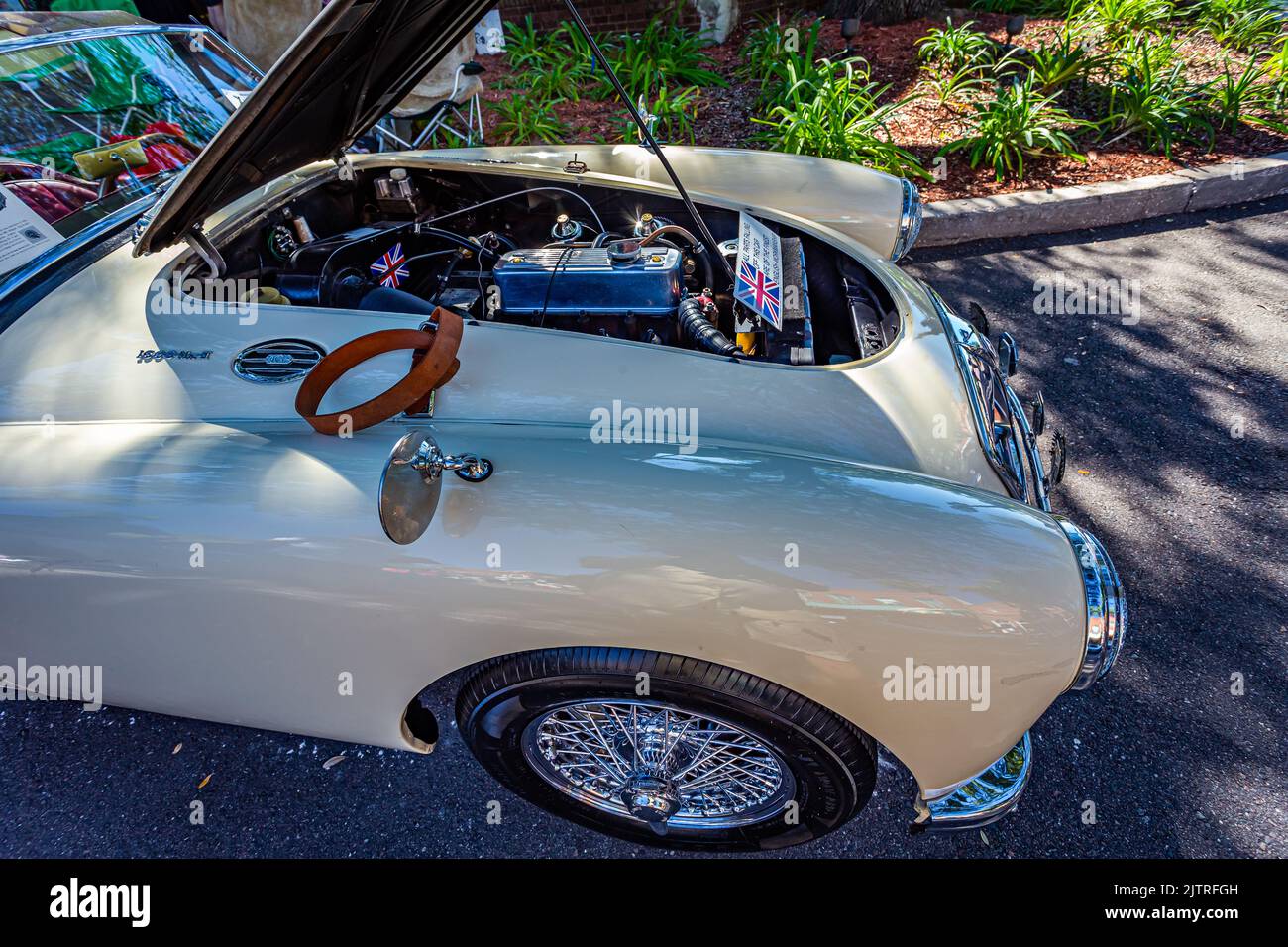 Fernandina Beach, FL - October 18, 2014: Wide angle interior view under ...