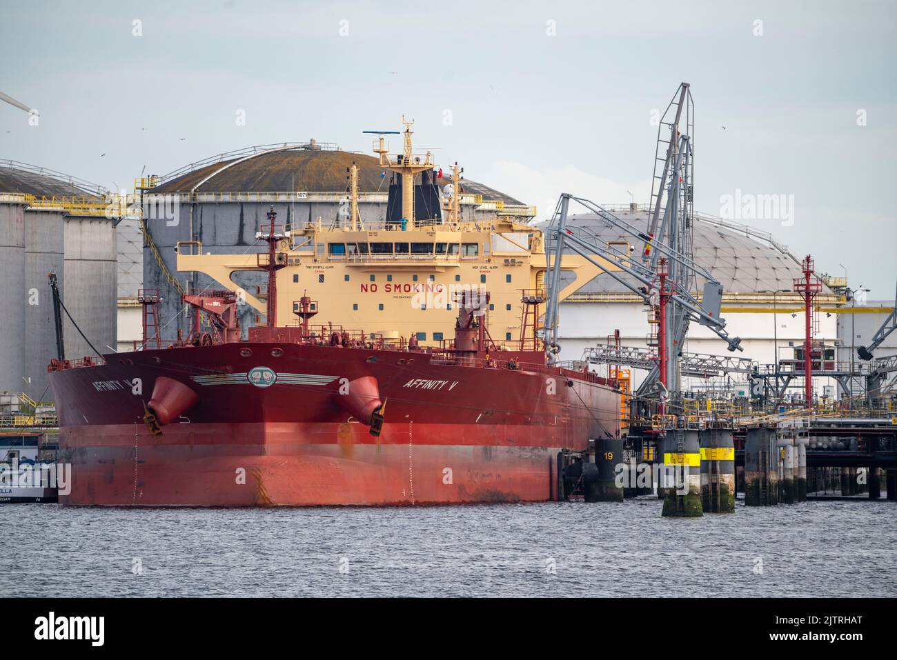 Petroleumhaven, Vopak Terminal Europoort, crude oil tank farm, over 99 ...