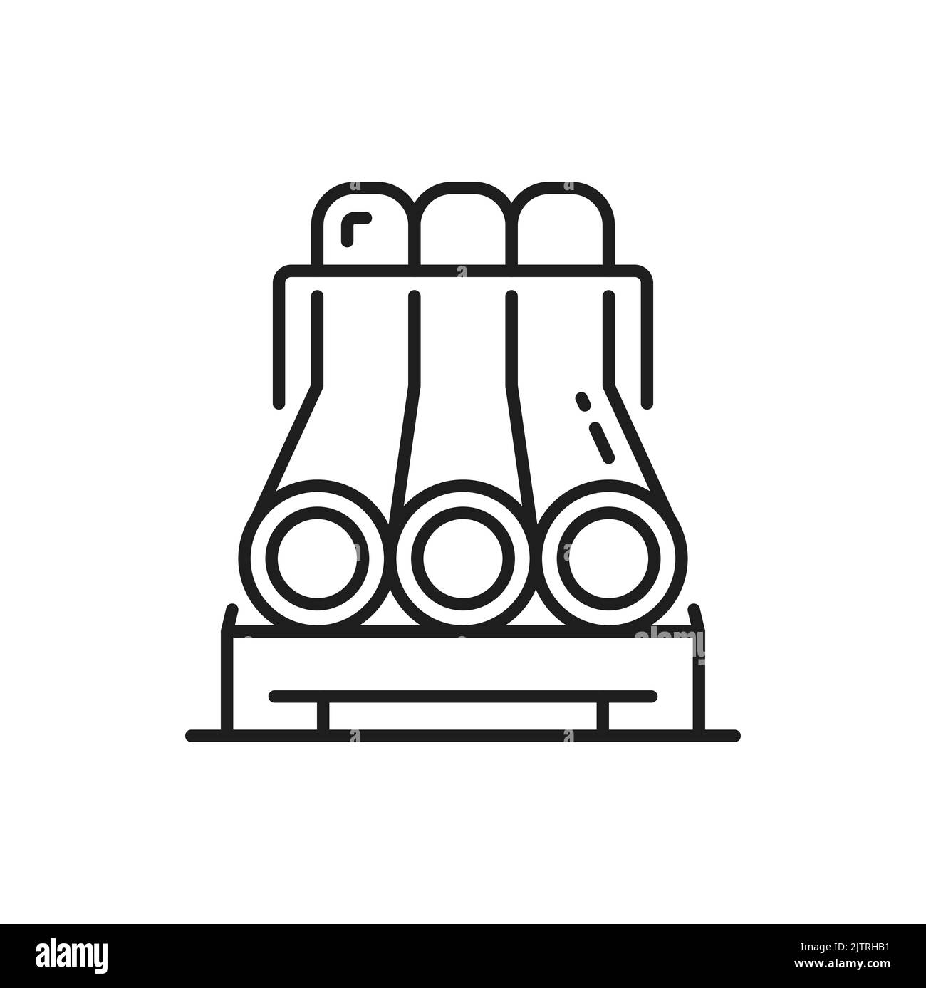 Pipeline gasoline, curve plumbing pipes outline production and ...