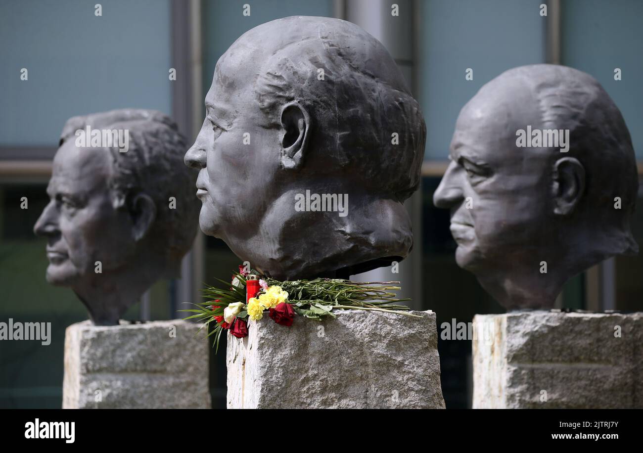 Berlin, Germany. 01st Sep, 2022. The busts of U.S. President George ...