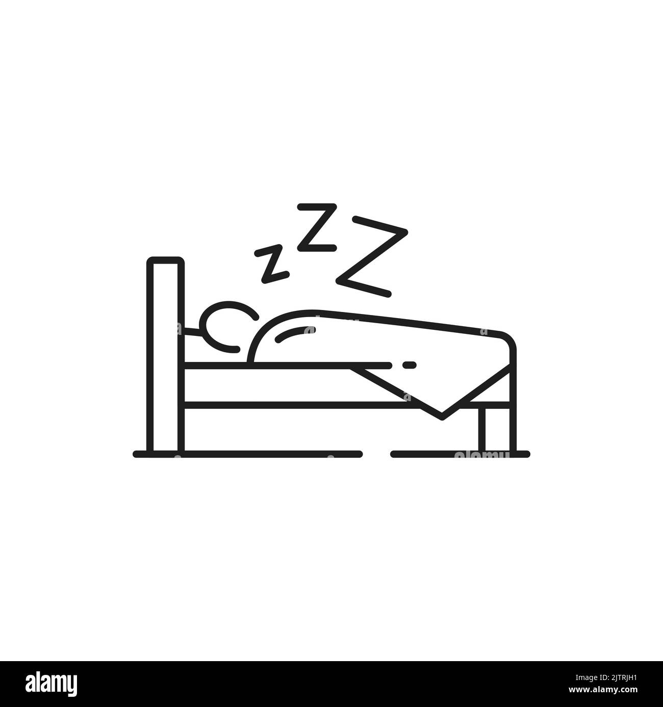 Sleeping Pictogram Hotel Motel Icon Cut Out Stock Images And Pictures Alamy
