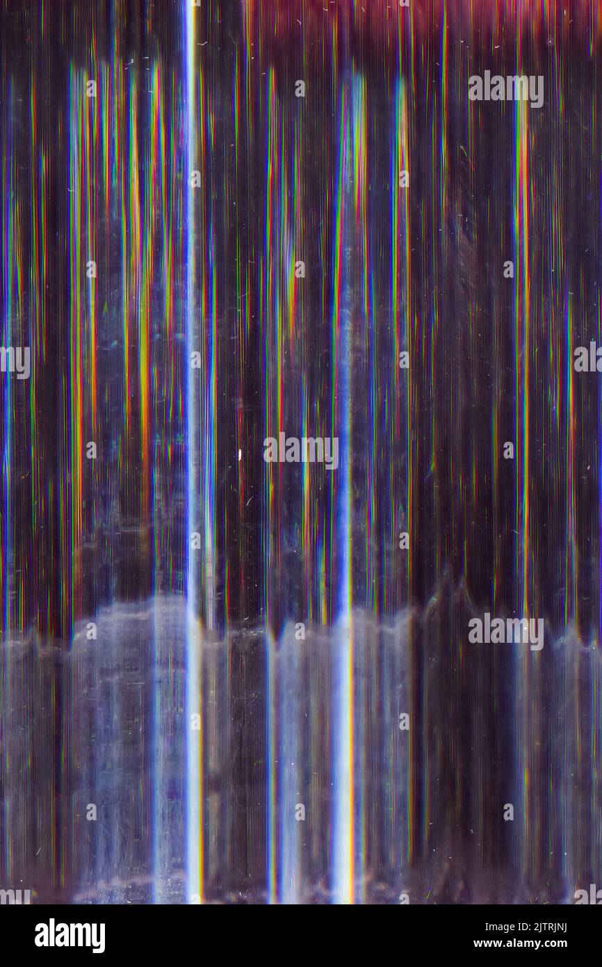 Glitch overlay. Transmission error. Dark striped pattern static noise ...