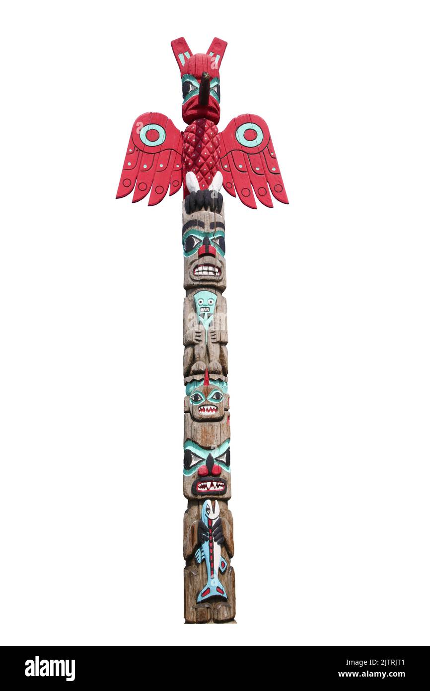 Totem pole art Cut Out Stock Images & Pictures - Alamy