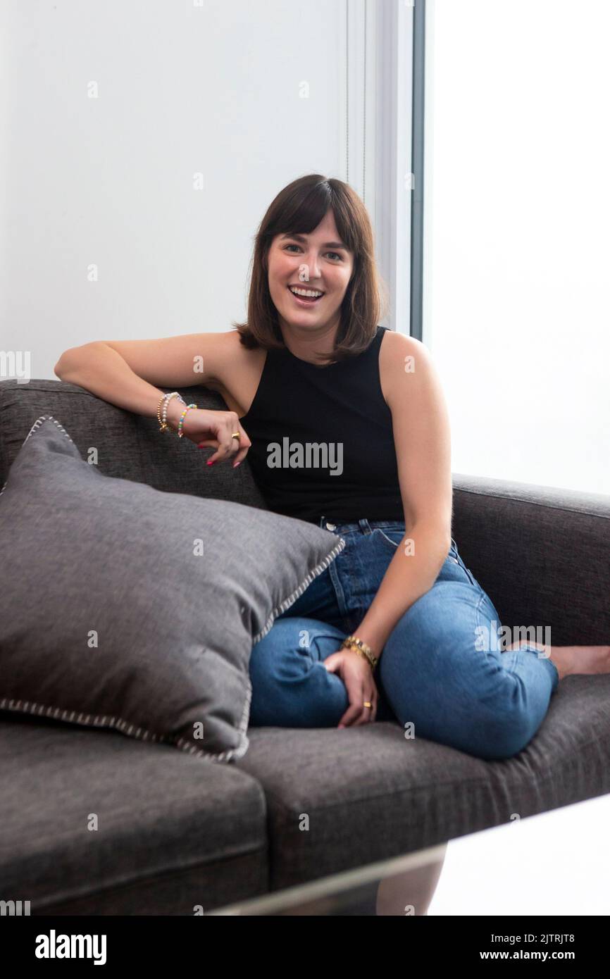 Influencer Chloe Bow is photographed in her Toronto home on Tuesday ...