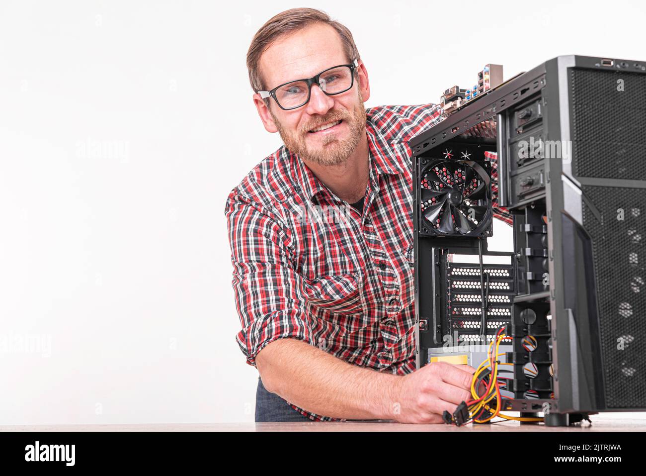 Repair, assembly and restoration of personal computers Stock Photo - Alamy
