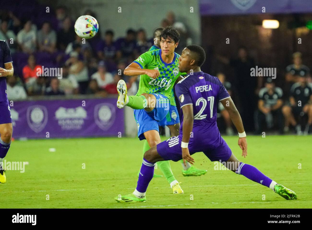 Orlando, Florida, USA, August 31, 2022,Seattle Sounders Midfielder Josh ...
