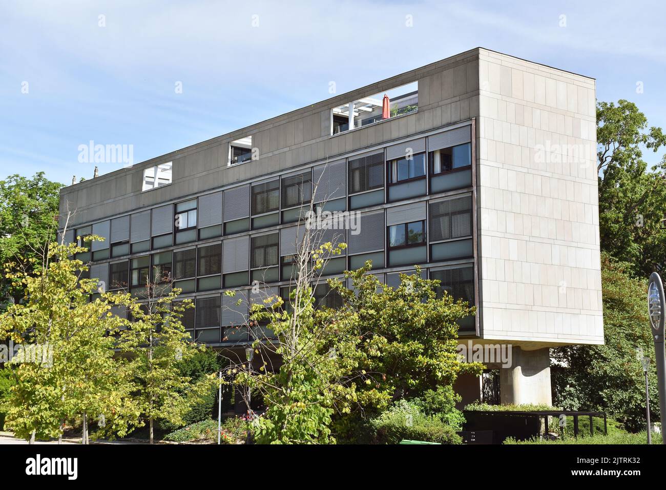 The Swiss Pavilion, in the Cité Internationale Universitaire, Paris ...