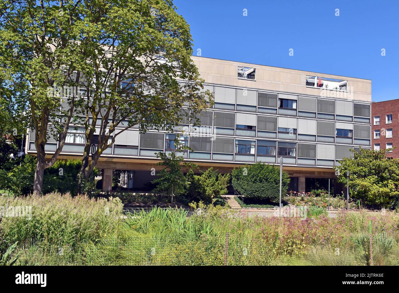 The Swiss Pavilion, in the Cité Internationale Universitaire, Paris ...