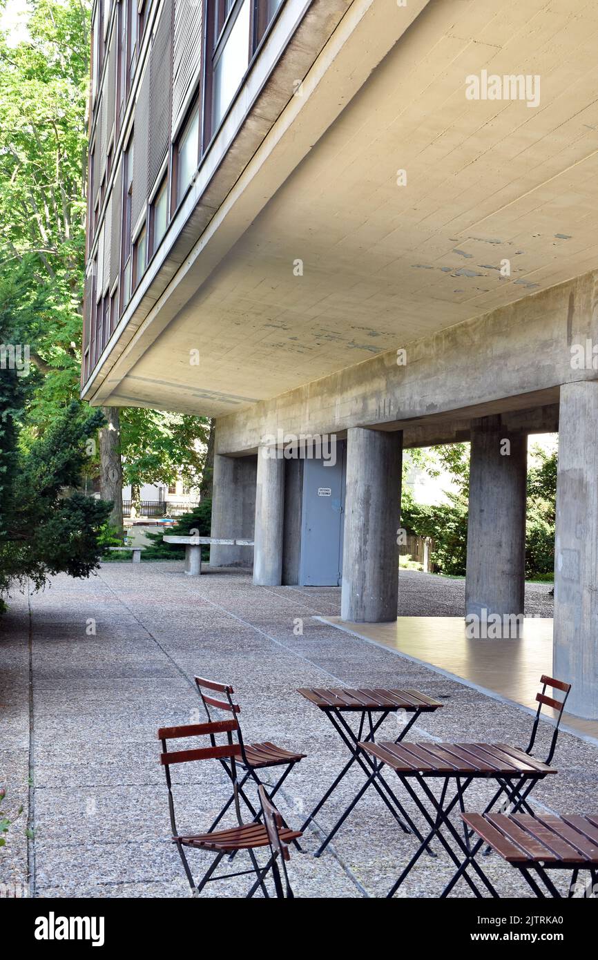 The Swiss Pavilion, in the Cité Internationale Universitaire, Paris ...