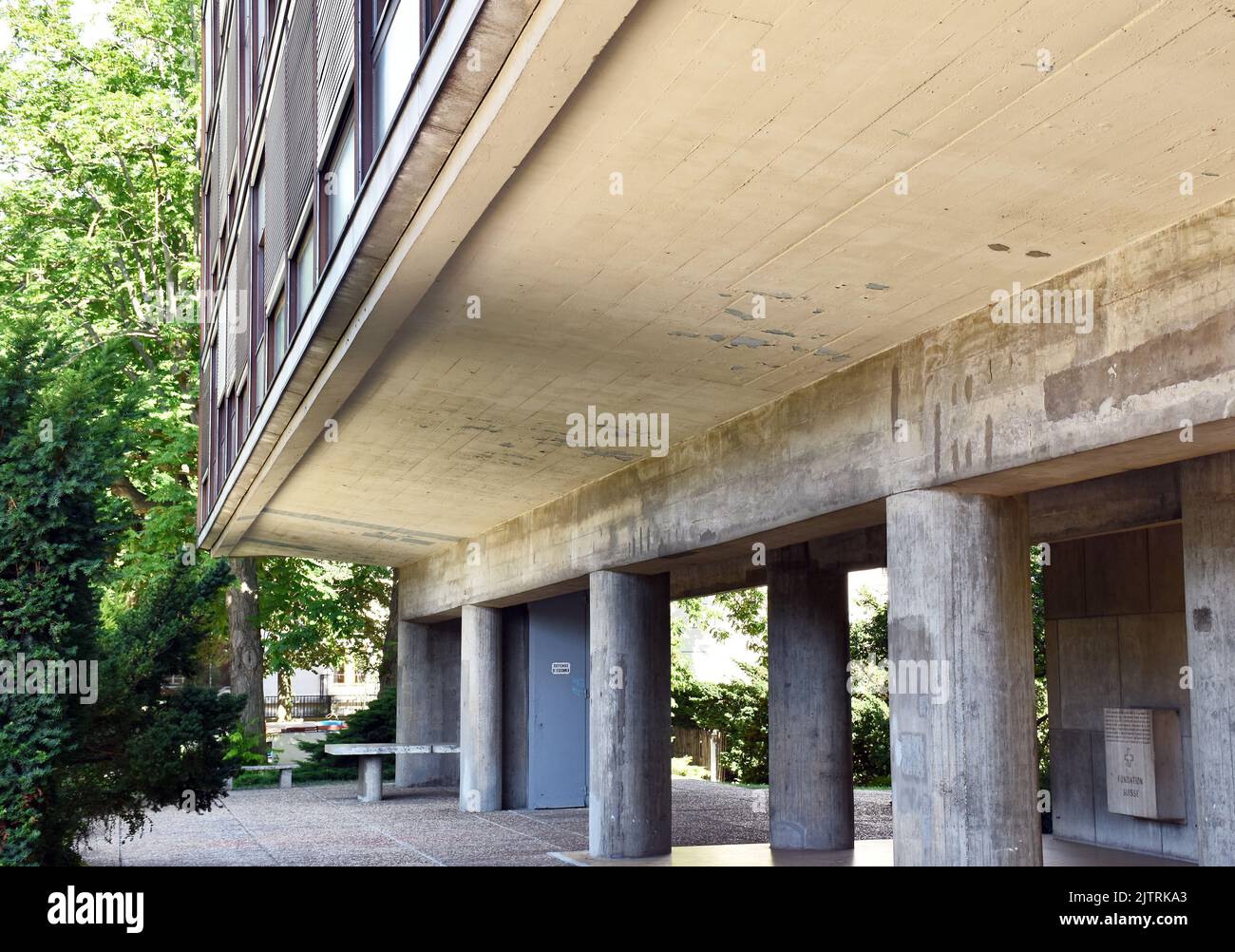 The Swiss Pavilion, in the Cité Internationale Universitaire, Paris ...