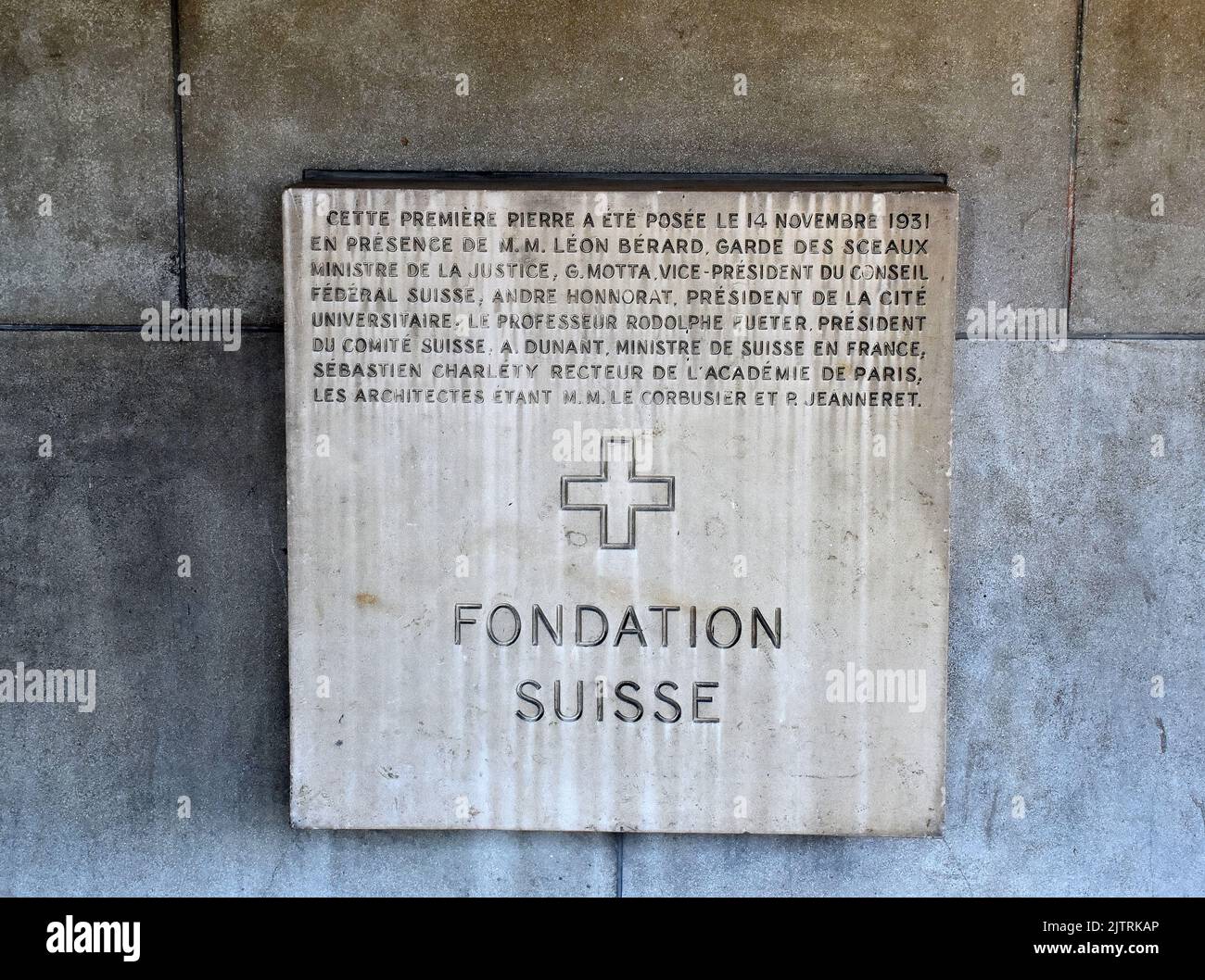 The Swiss Pavilion, in the Cité Internationale Universitaire, Paris ...