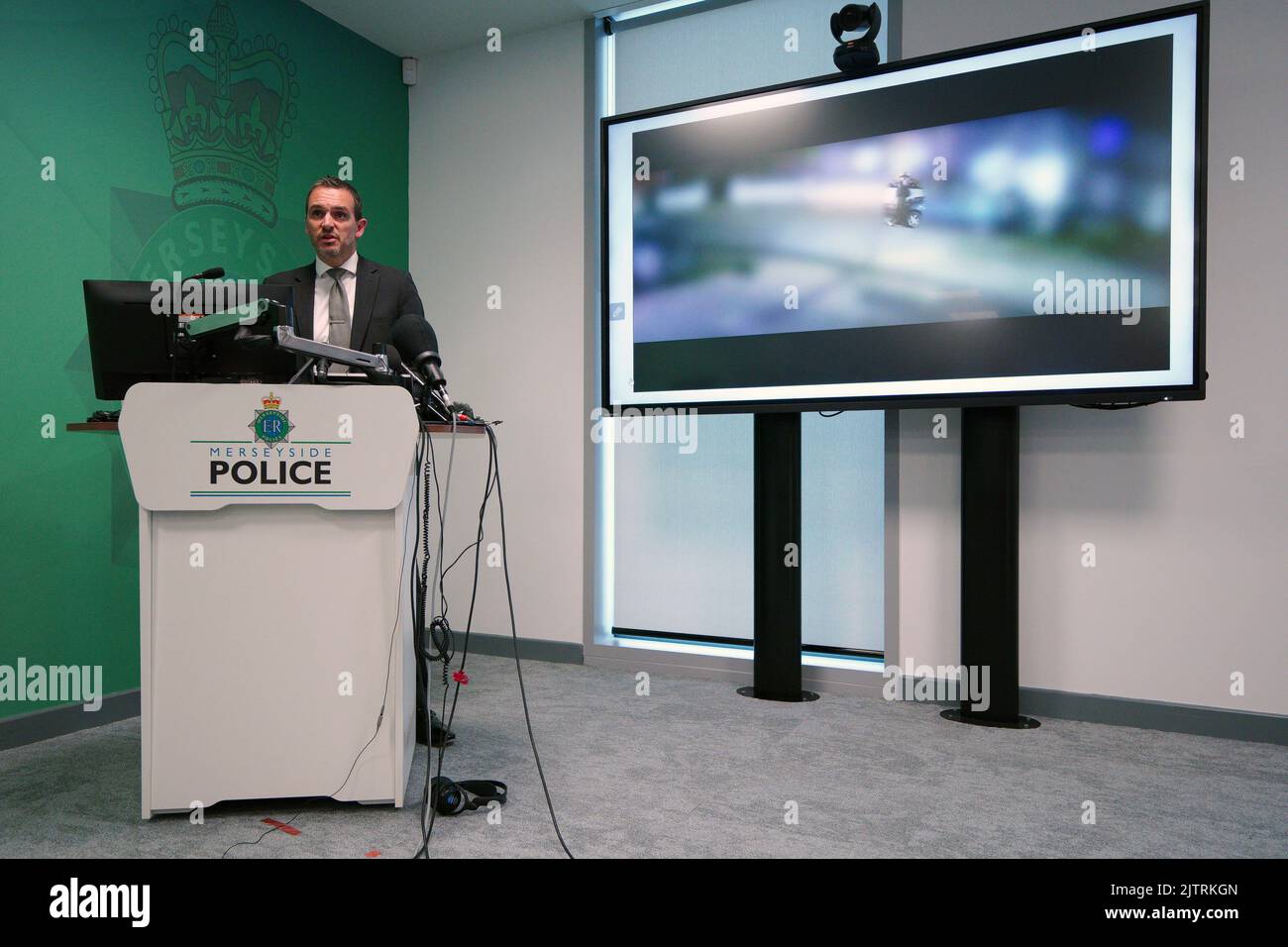 Detective Chief Superintendent Mark Kameen of Merseyside Police during ...