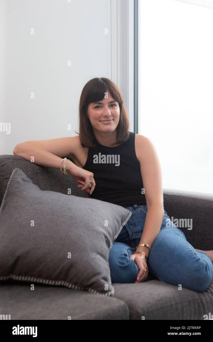 Influencer Chloe Bow is photographed in her Toronto home on Tuesday ...