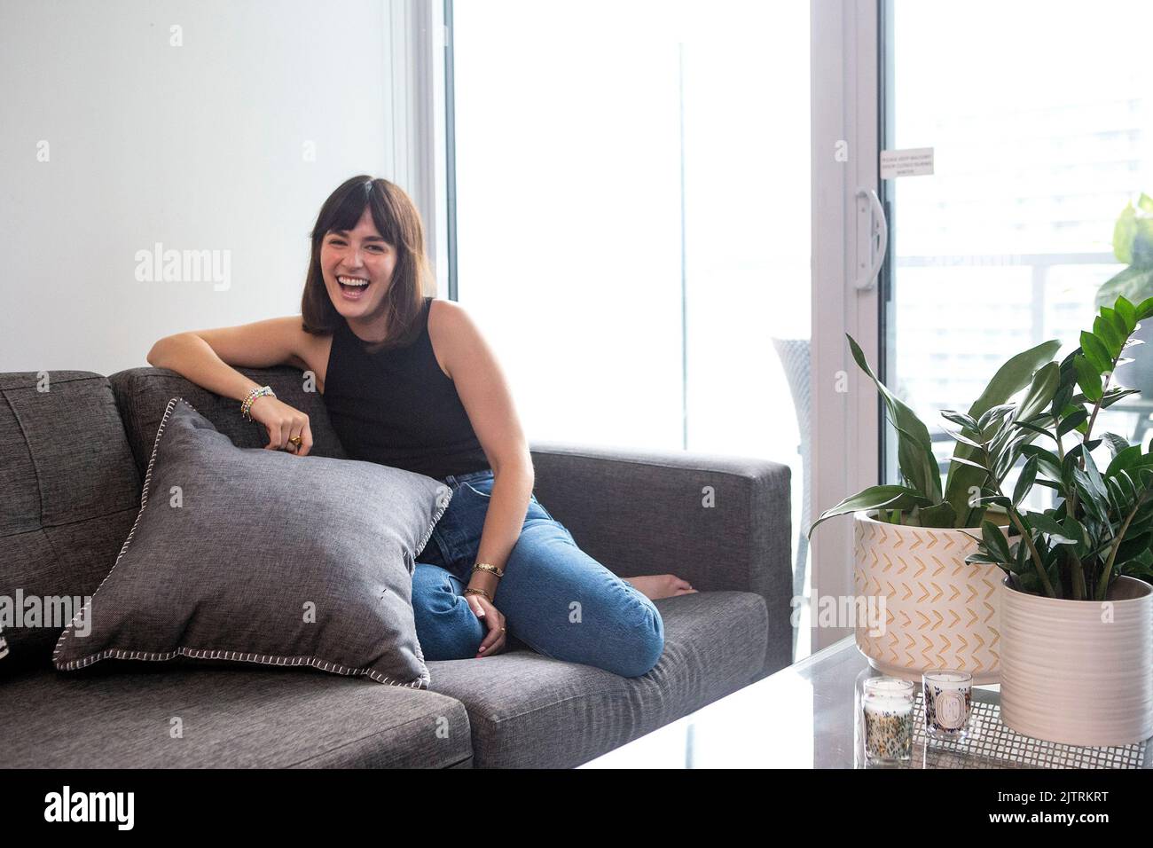 Influencer Chloe Bow is photographed in her Toronto home on Tuesday ...