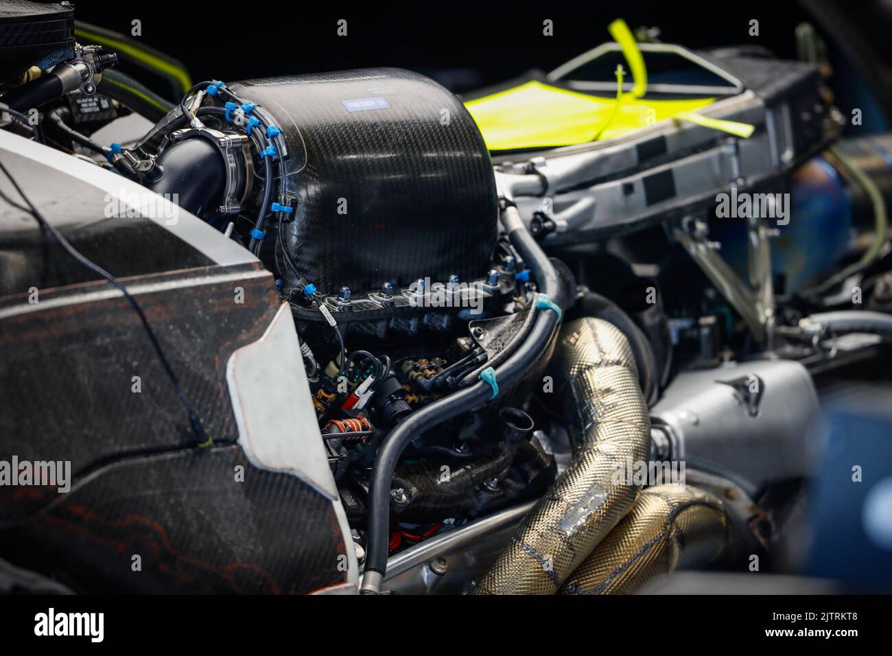 engine, moteur, Mercedes AMG F1 Team W13, mechanical detail during the ...