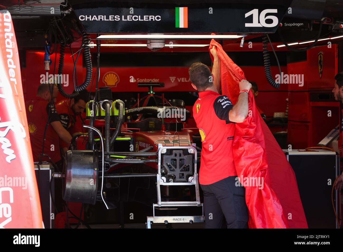 Scuderia Ferrari F1-75, mechanical detail during the Formula 1 Heineken ...