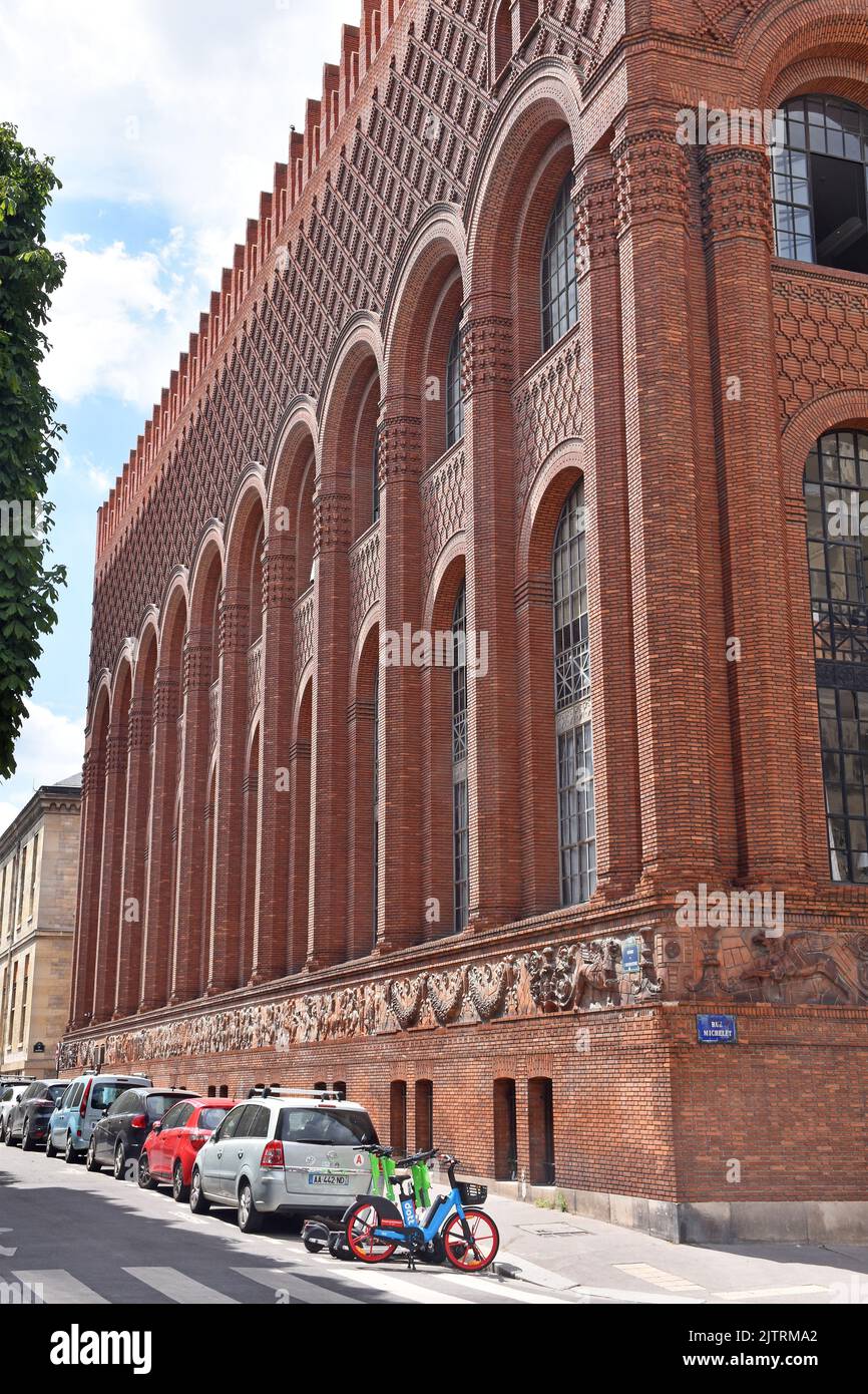 Entirely of superbly detailed and executed hot red brickwork hi-res ...