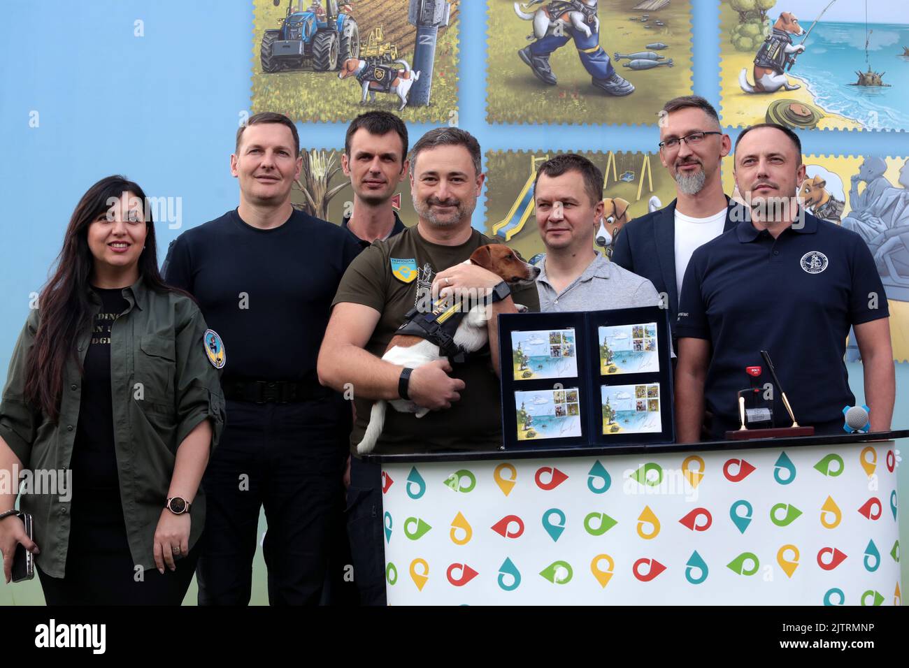 KYIV, UKRAINE - SEPTEMBER 1, 2022 - Participants are pictured during ...