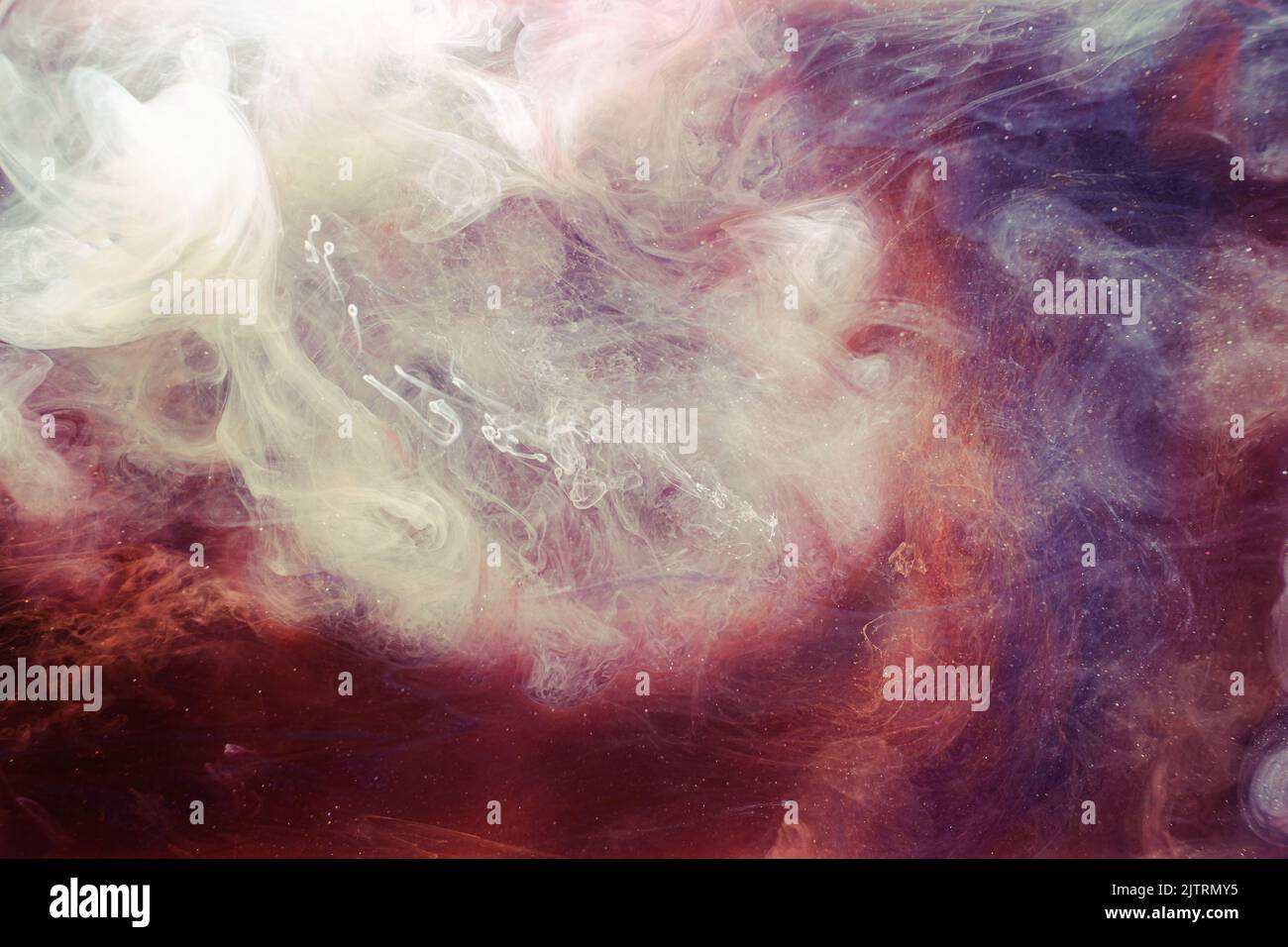 smoke background mysterious mist white purple fog Stock Photo - Alamy