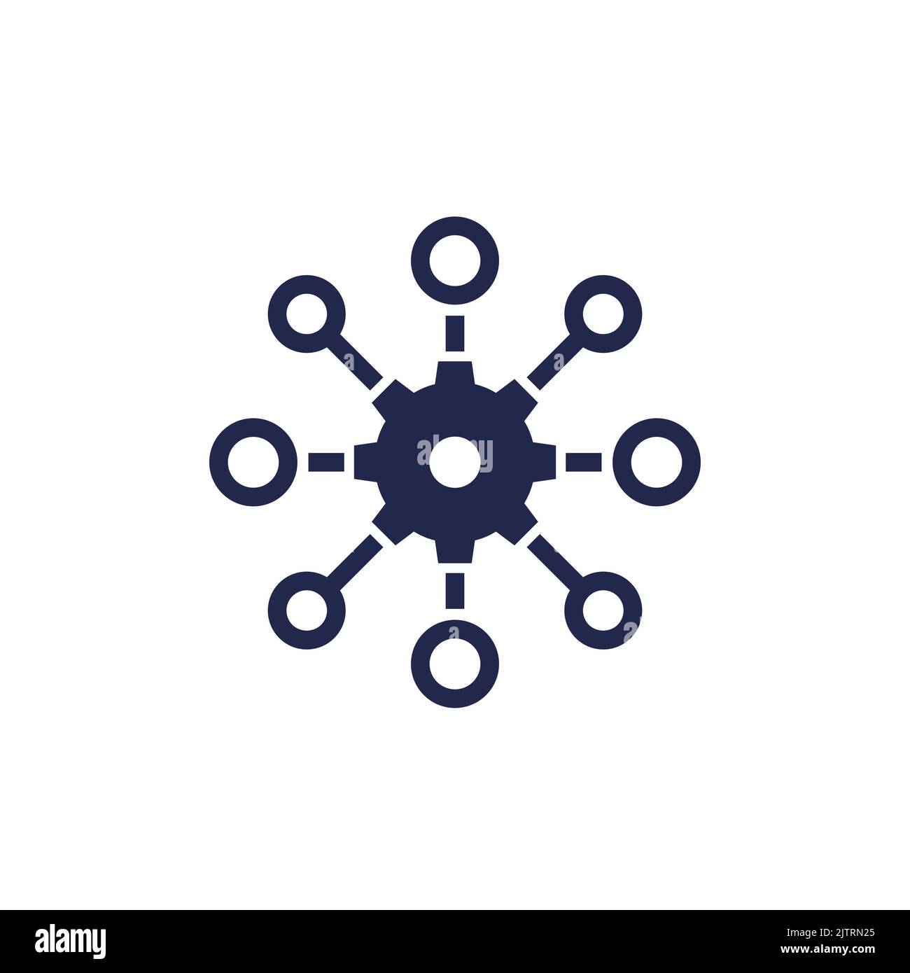 operations or process icon, vector Stock Vector Image & Art - Alamy