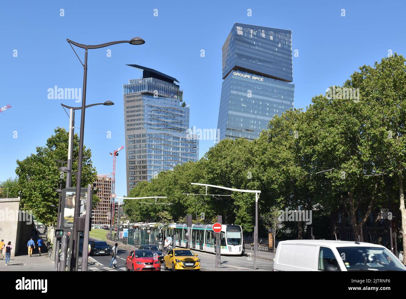 The Tours Duo, twin towers, Paris, a pair of dramatic, leaning ...