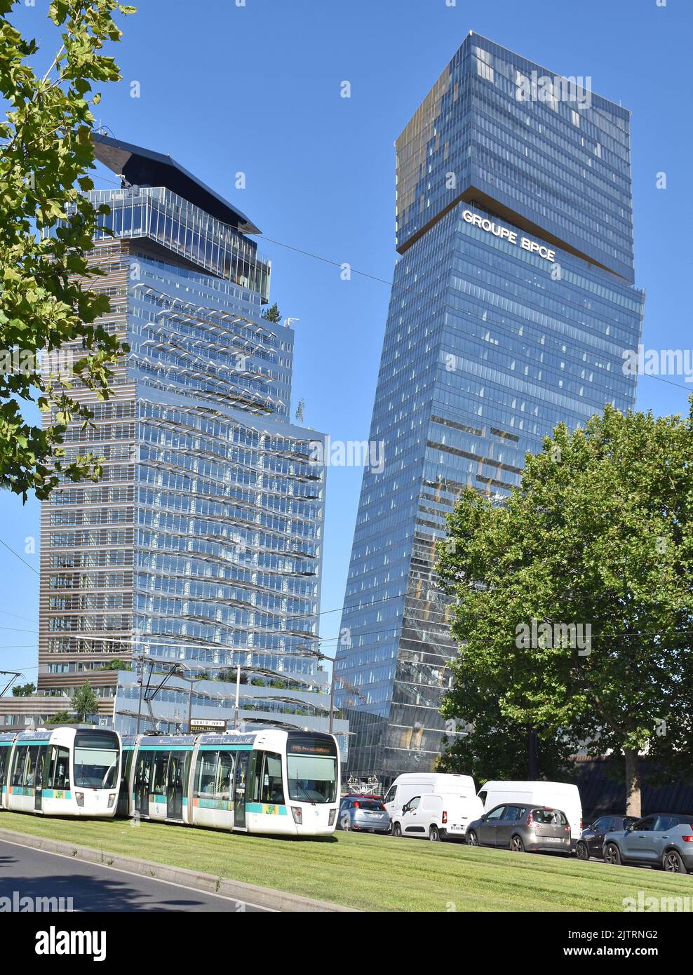 The Tours Duo, twin towers, Paris, a pair of dramatic, leaning ...