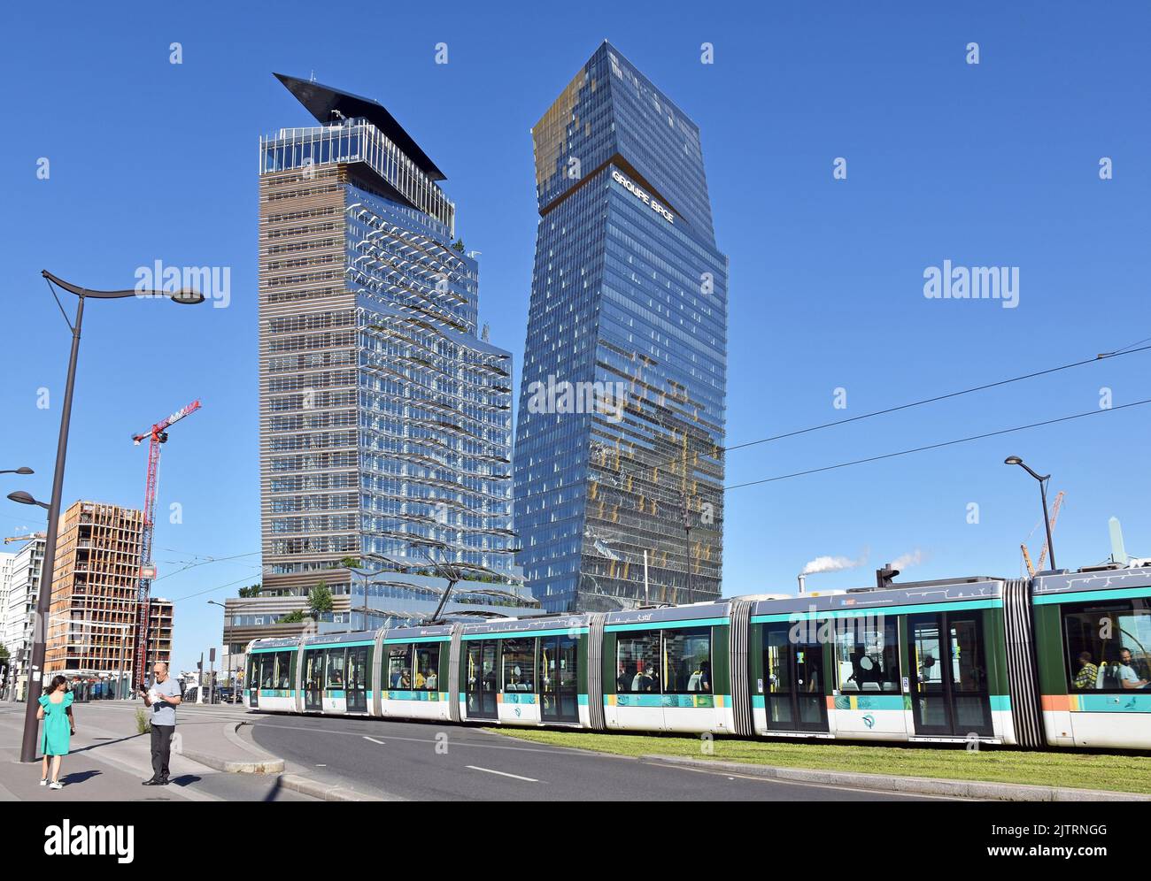 The Tours Duo, twin towers, Paris, a pair of dramatic, leaning ...