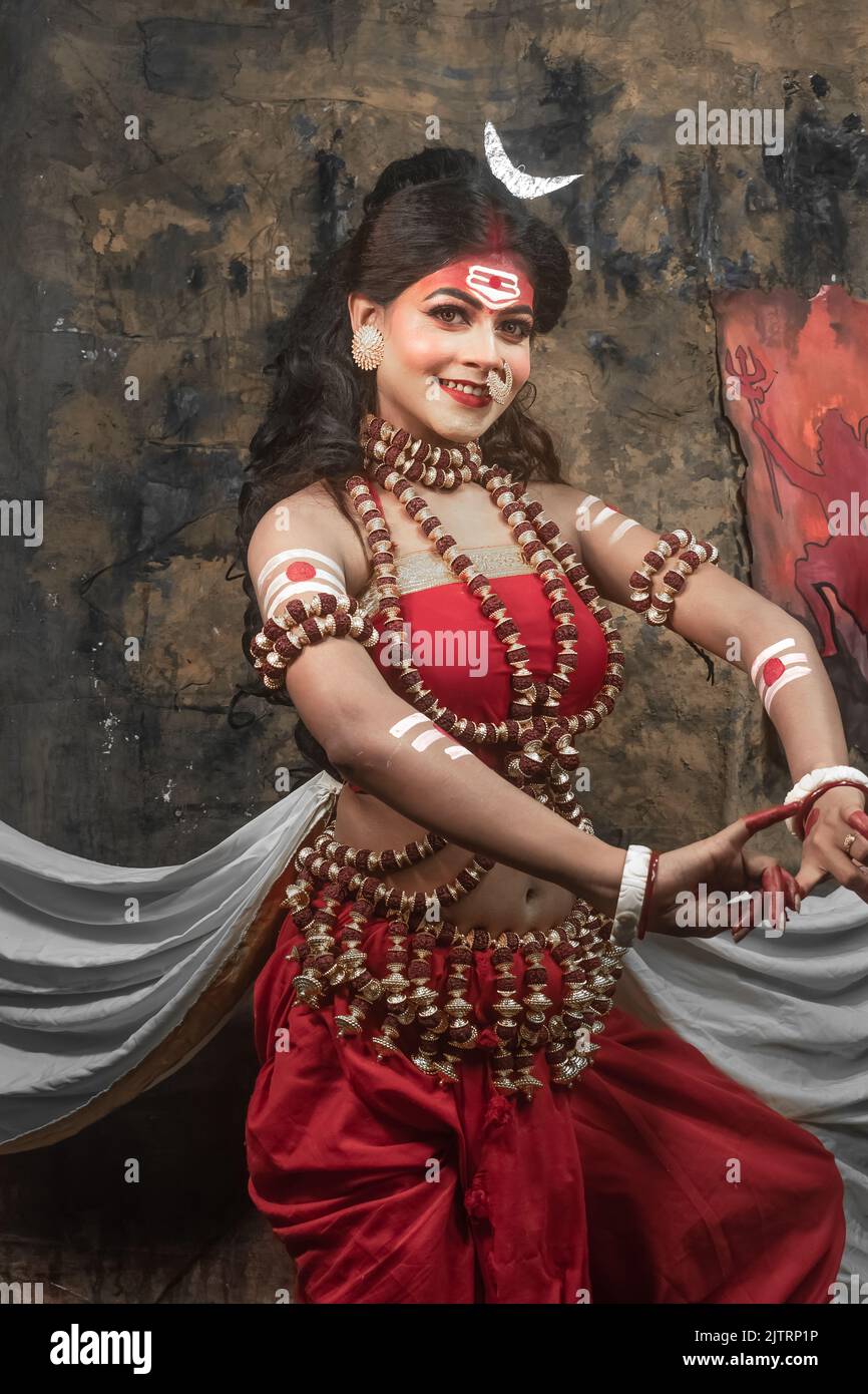 Concept Agomoni shoot,Forms of Parvati with traditional dress like ...