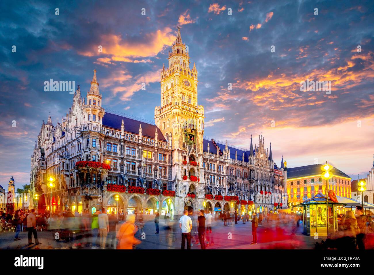 Marienplatz in Munich, Bavaria, Germany Stock Photo - Alamy