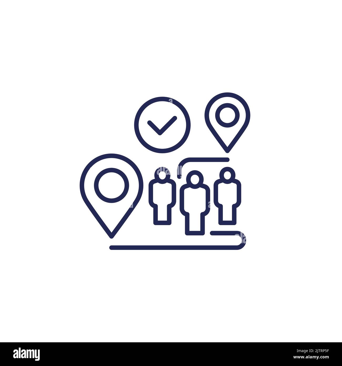 relocate personnel, relocation line icon Stock Vector Image & Art - Alamy