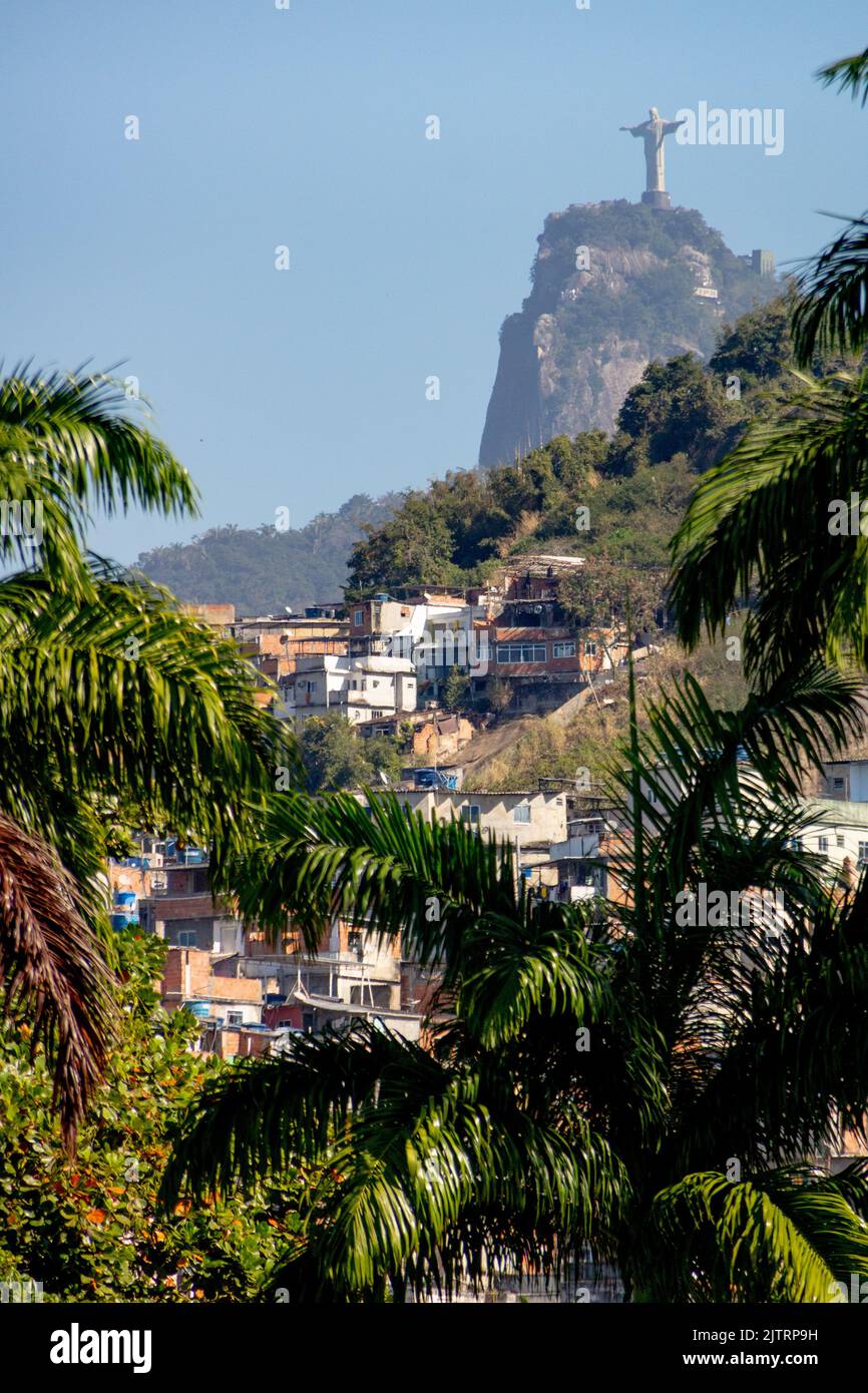 favela tavares bastos in Rio de Janeiro, Brazil -22 June 2020: favela ...