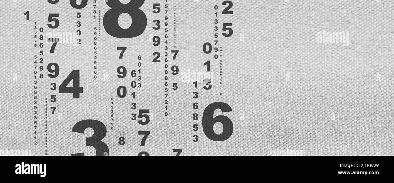 Creative and modern background with numbers Stock Photo - Alamy