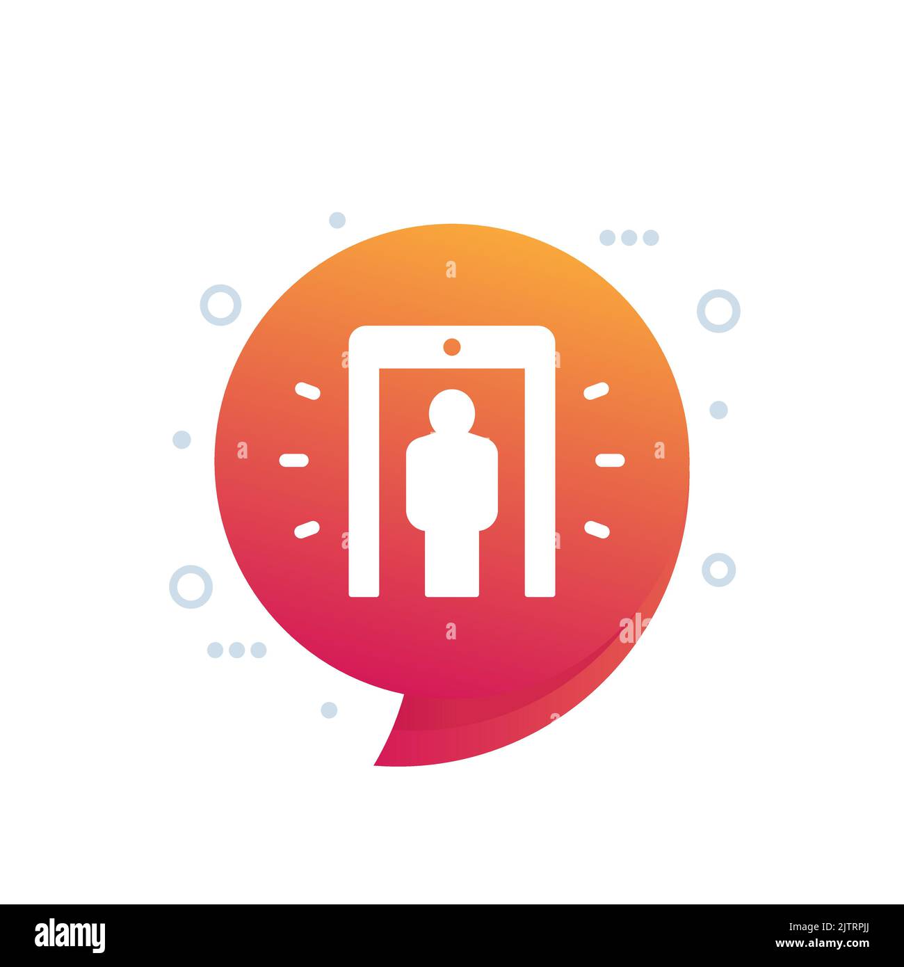 metal detector, walk-through scanner, gate icon Stock Vector Image ... metal detector, walk-through scanner, gate icon Stock Vector Image ...