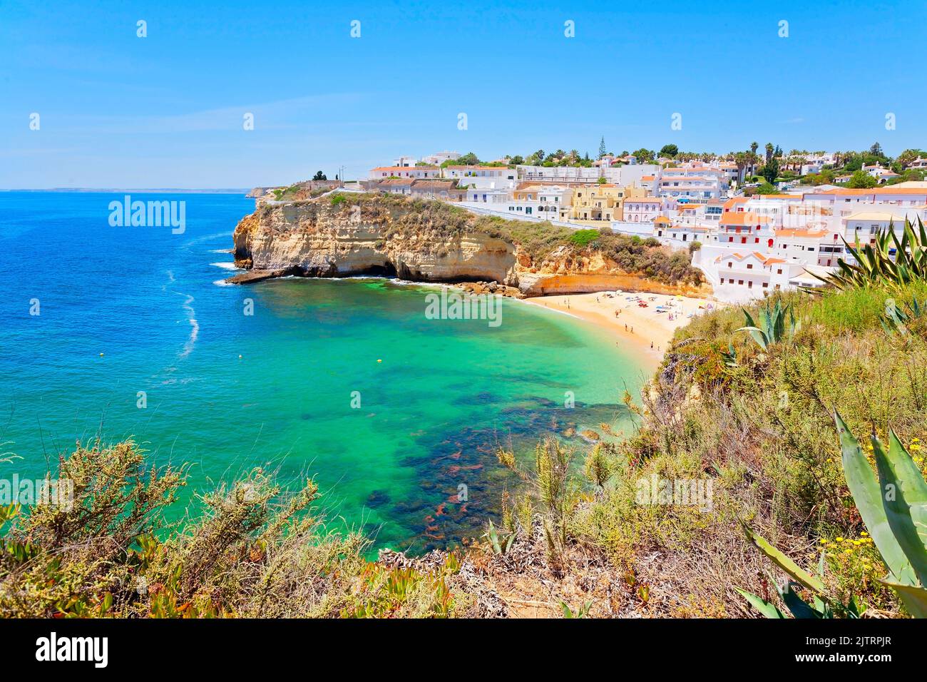 Carvoeiro portugal square hi-res stock photography and images - Alamy