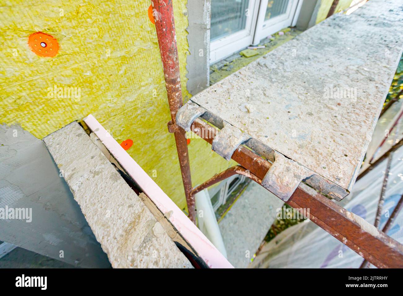 Shot above is on the place of scaffold for trampling attached to the ...
