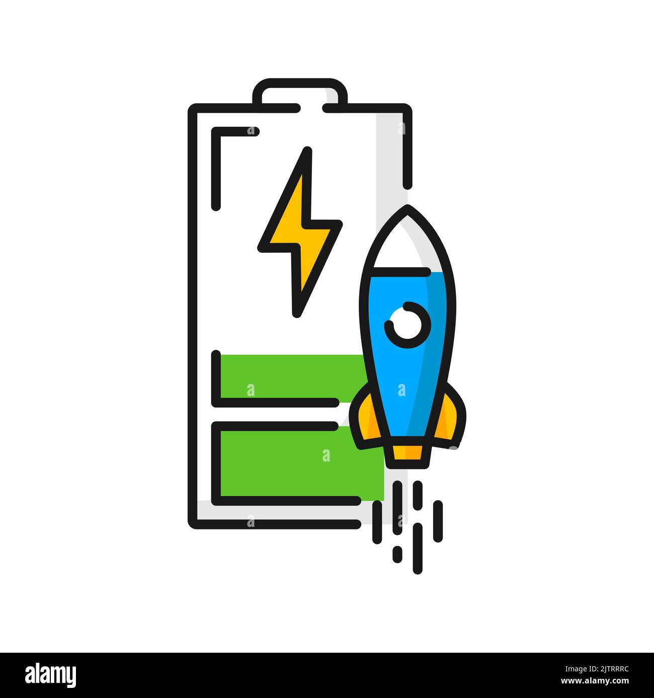 Super fast charging Stock Vector Images - Alamy