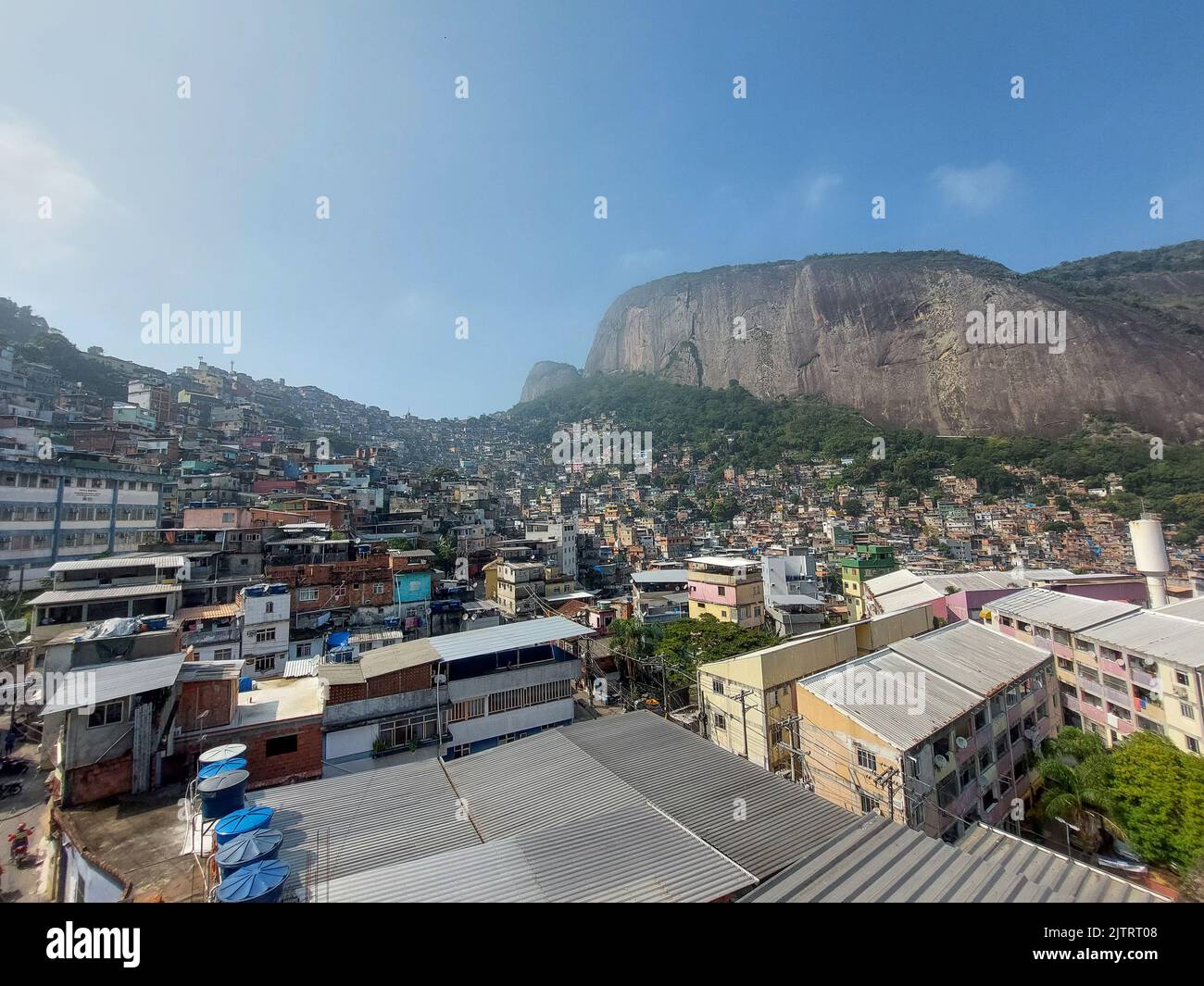 Rio De Janeiro, Brazil - august 1 2022 - Rocinha is the Largest Favela ...