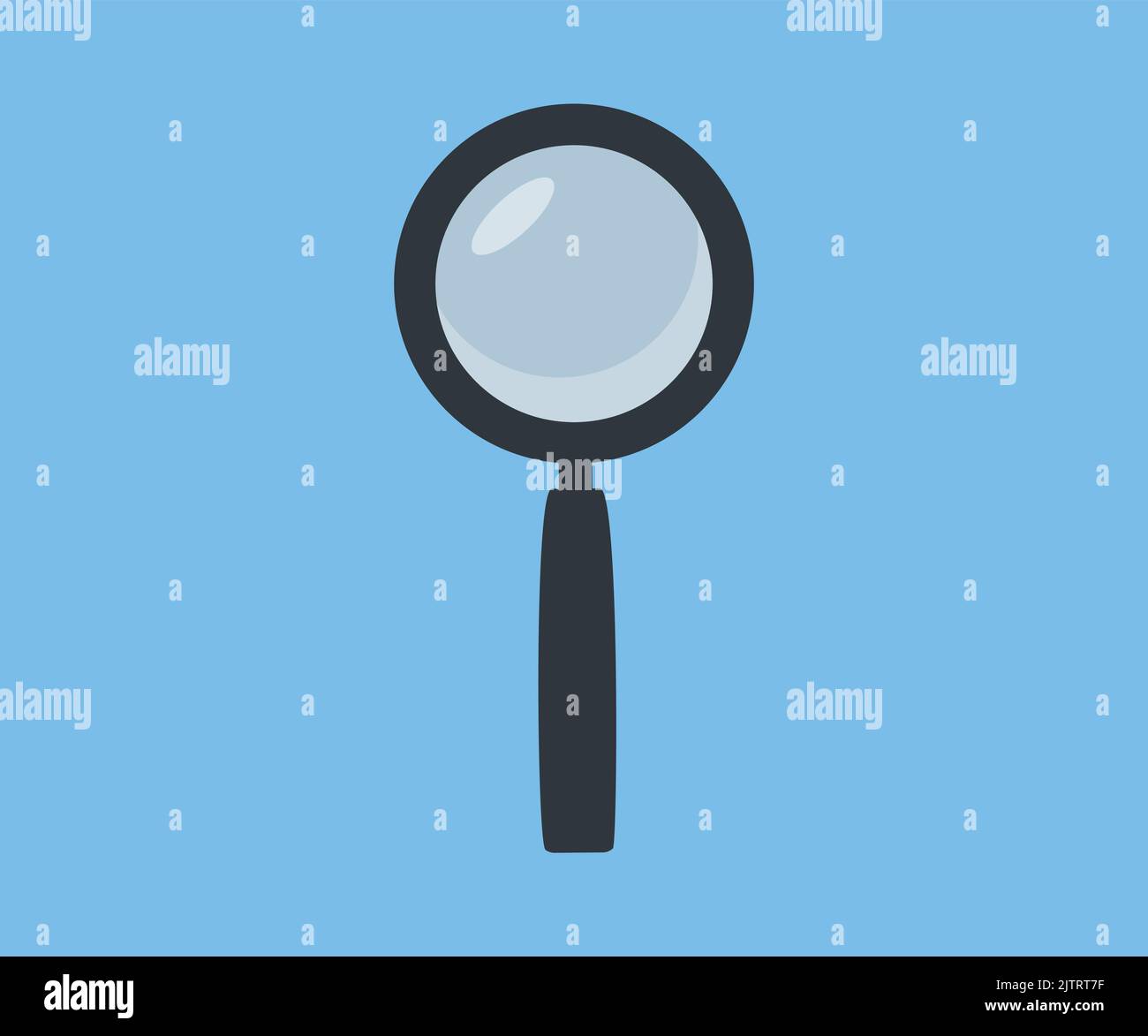 Magnifying glass instrument, magnifying sign, glass, magnifier or loupe ...