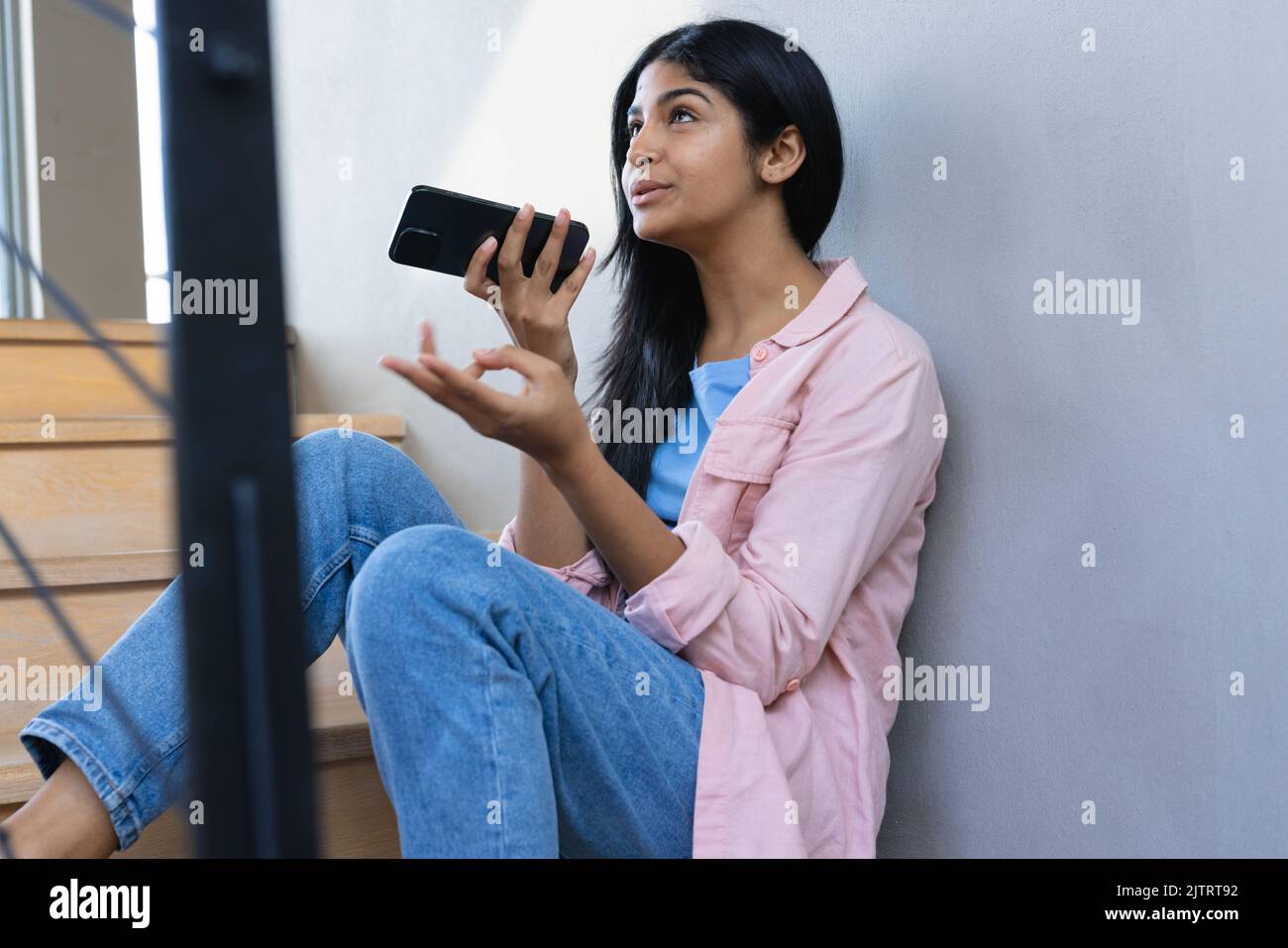 Girl Talking On The Cell Phone