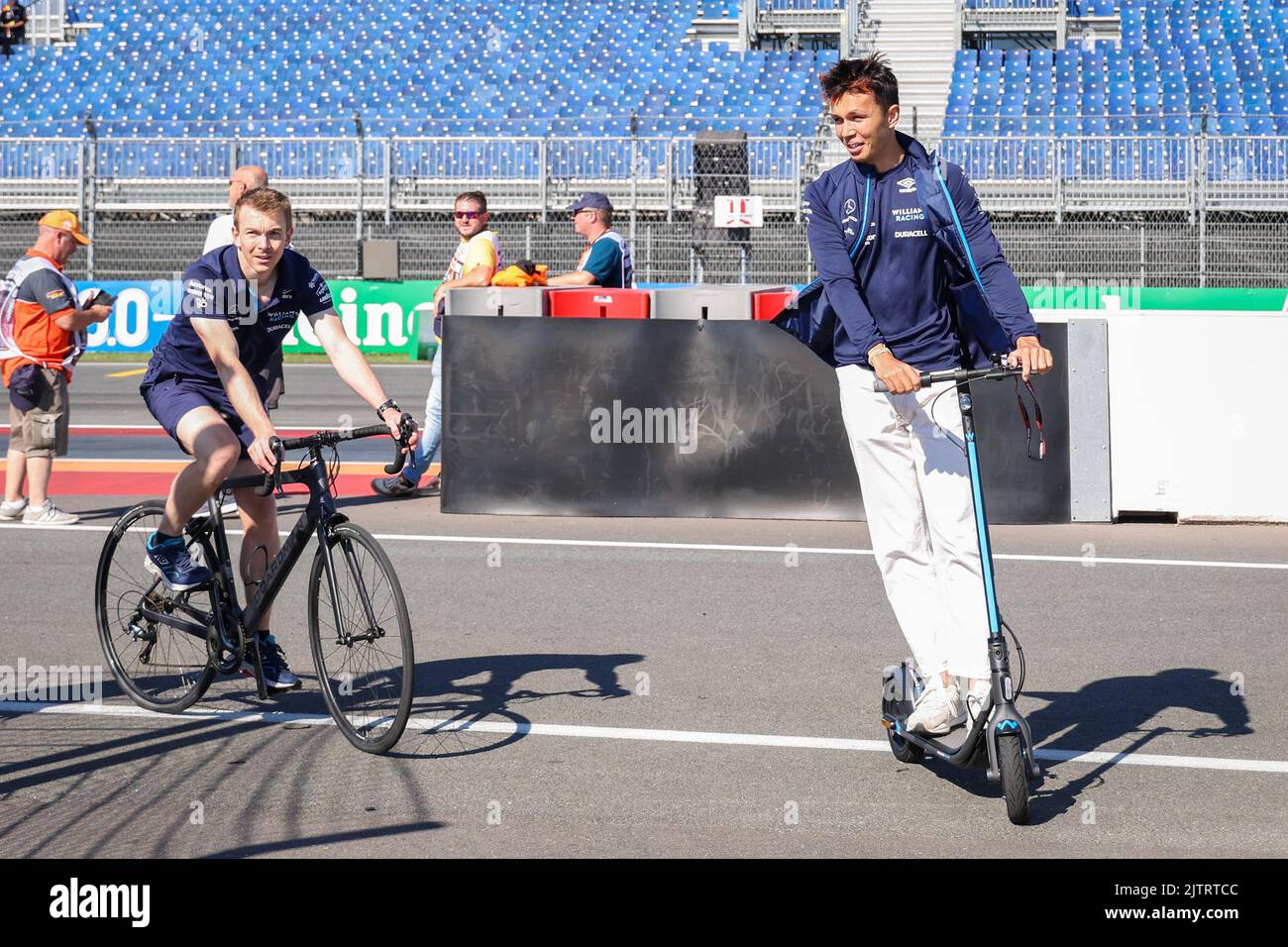 ZANDVOORT, NETHERLANDS - SEPTEMBER 1: Alex Albon of United Kingdom and ...