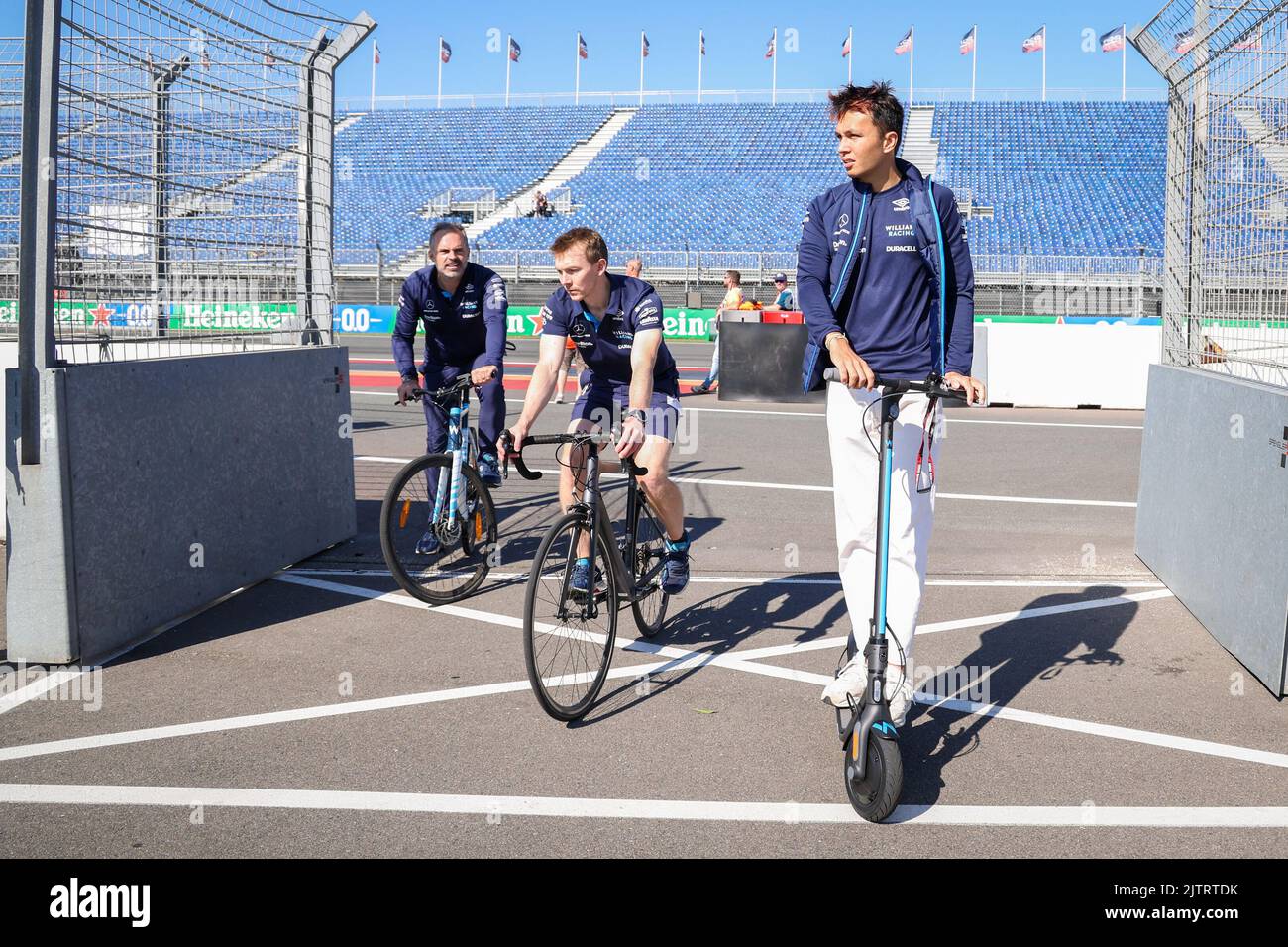 ZANDVOORT, NETHERLANDS - SEPTEMBER 1: Alex Albon of United Kingdom and ...